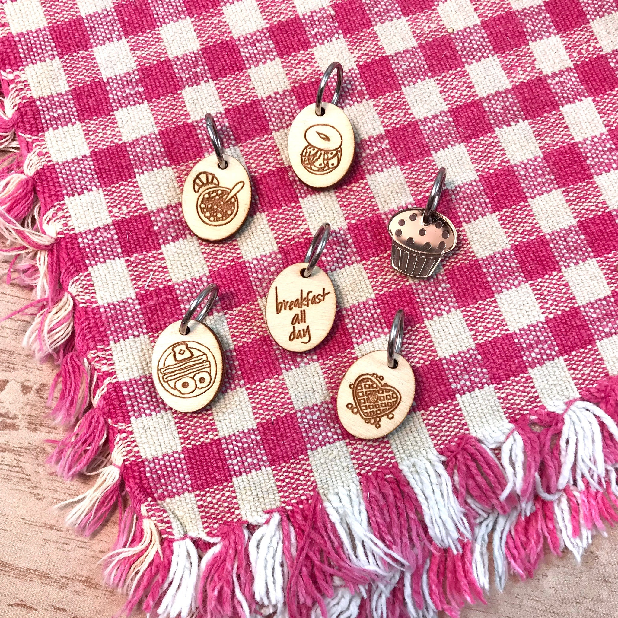 Katrinkles February Stitch Marker of the Month | Leading Men Fiber Arts