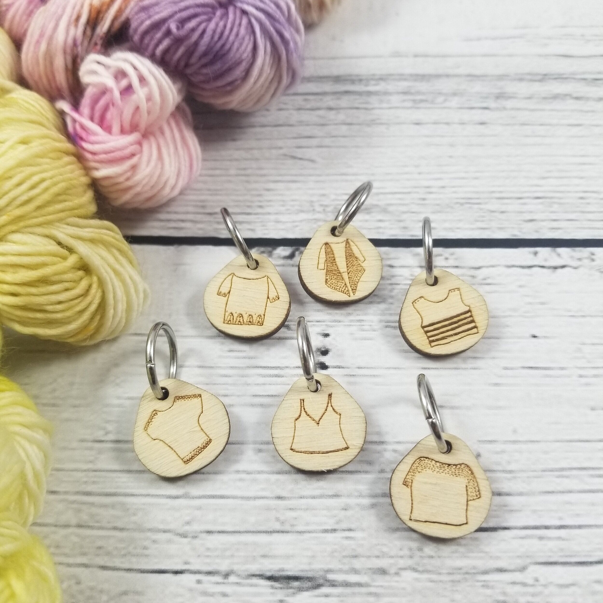 Katrinkles June Stitch Marker of the Month Set | Leading Men Fiber Arts